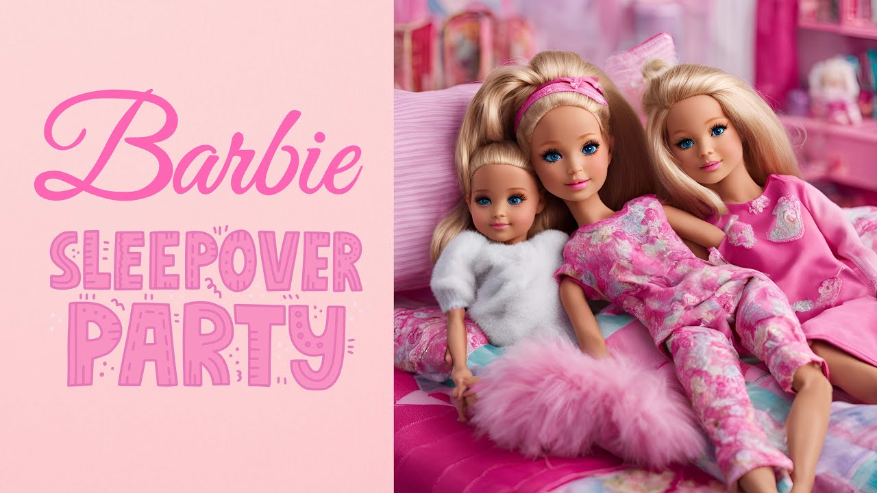 Barbie Sleepover Adventure | Teacher Role-Play & Fun Moments! - YouTube