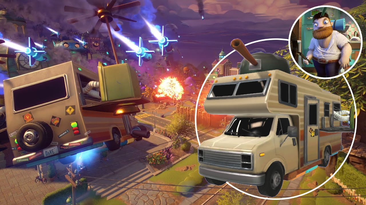 Crazy Dave & his Flying RV | Garden Warfare 2 - YouTube