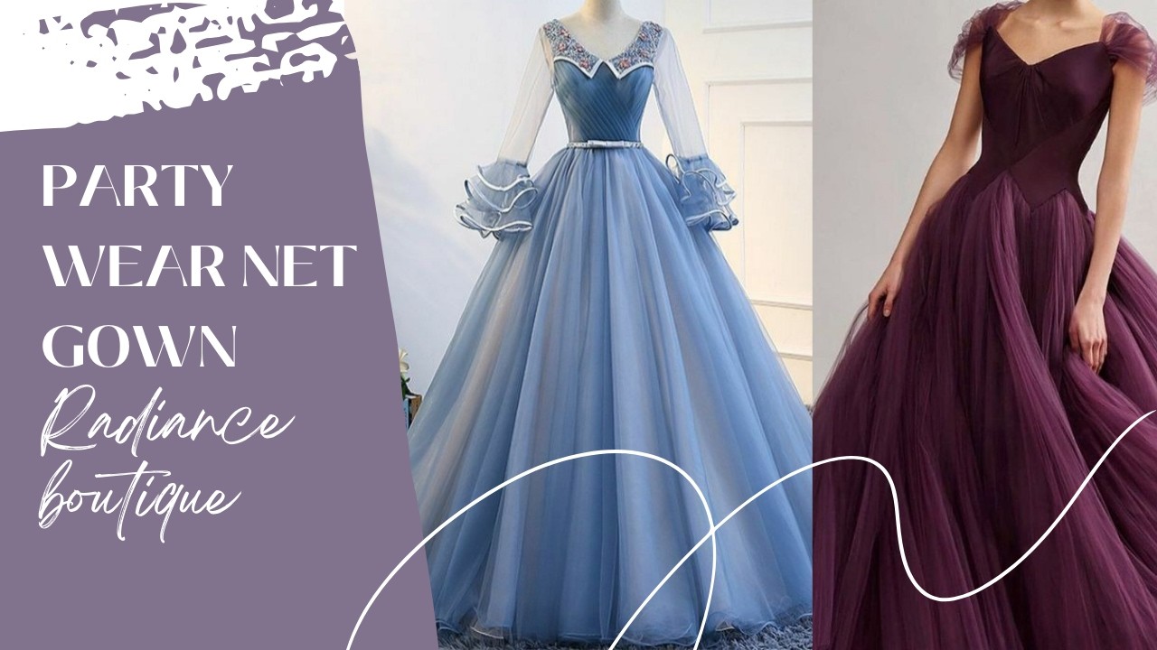2024 net gown dress design || Gown Design || tranding gown dress design ...