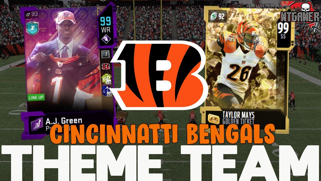 BENGALS THEME TEAM! MADDEN 20 GAMEPLAY - YouTube
