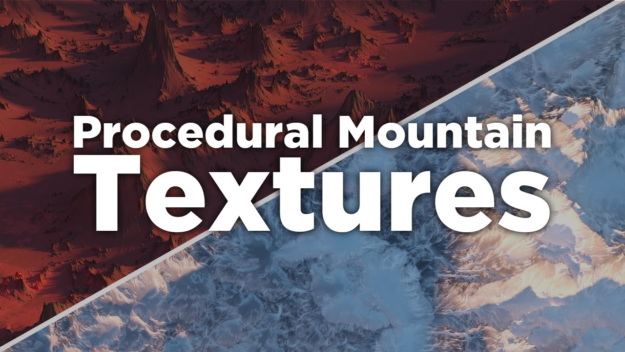 Procedural Mountain Textures in Octane For Cinema 4D - YouTube