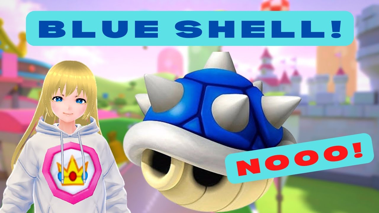 IF I GET HIT BY A BLUE SHELL THE VIDEO ENDS! #mkt - YouTube