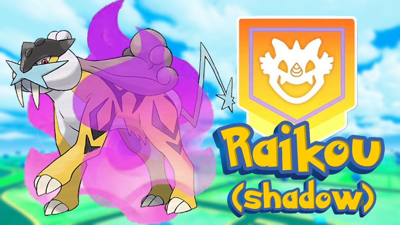 Pokemon GO - Shadow Raikou (duo, no gems) - YouTube