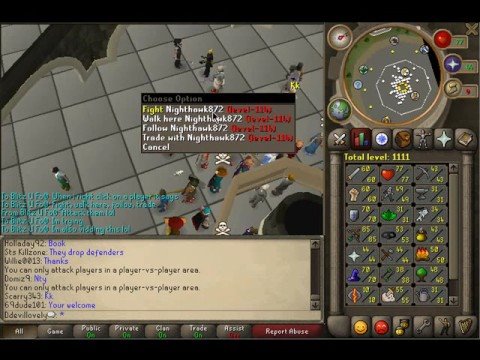 Weird Runescape glitch - Attack option on players at varrock - YouTube