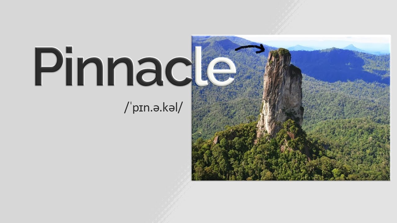 Pinnacle - English Vocabulary Builder (Pronunciation, Meaning & Example ...