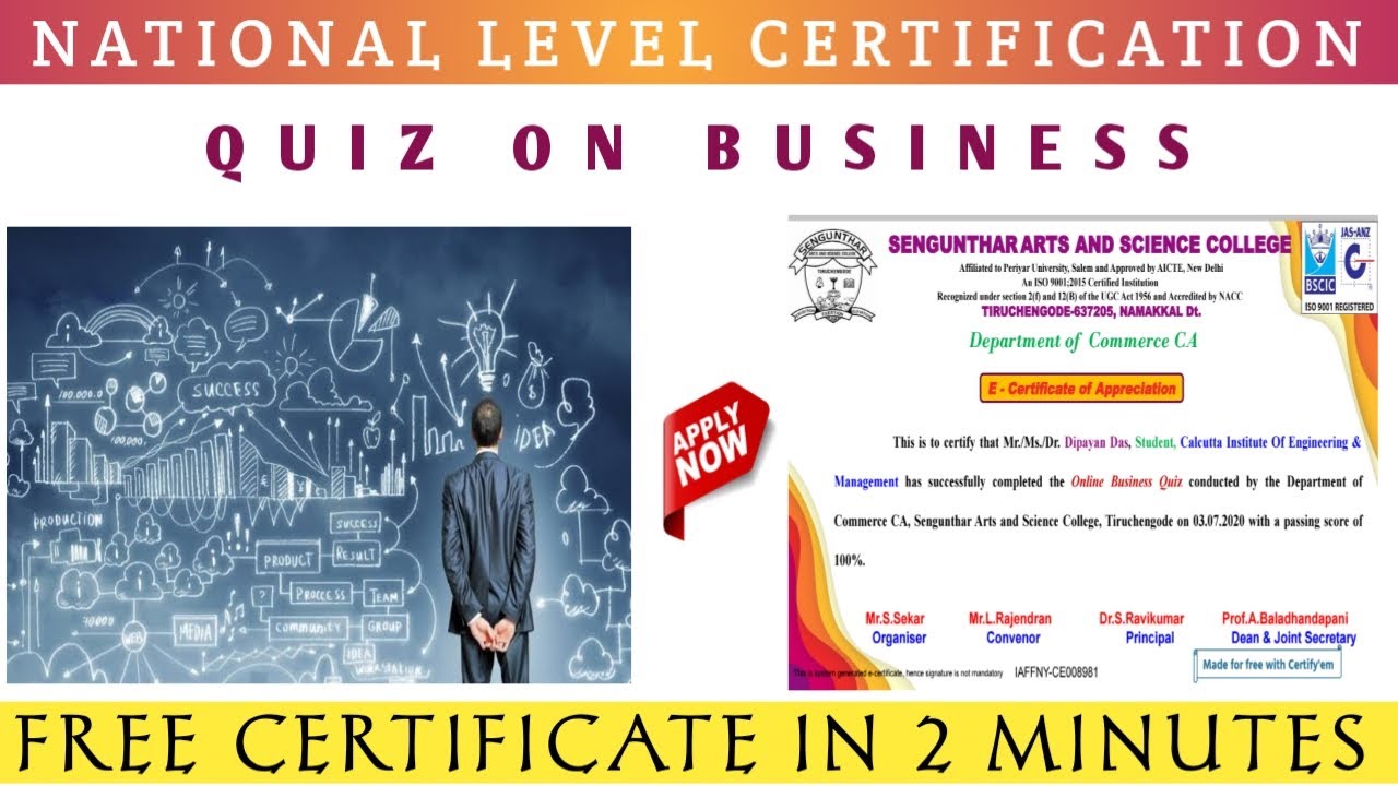 Business Quiz | Business Management Quiz Competition | Economy and ...