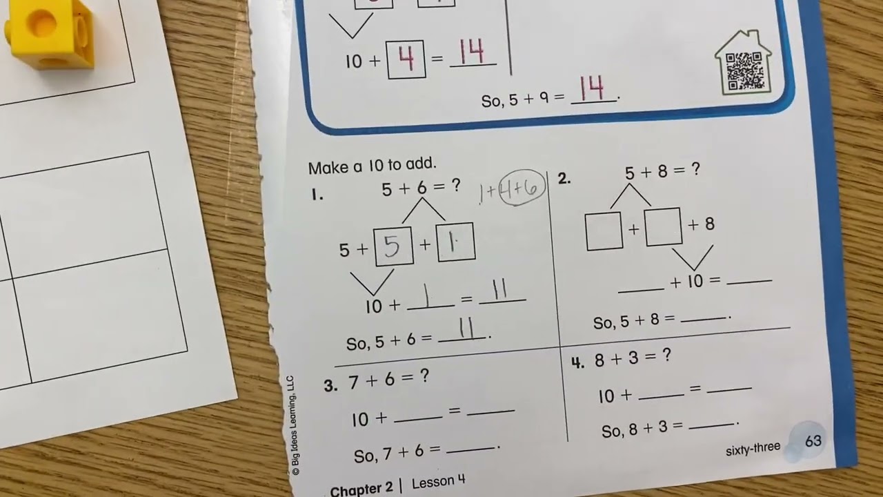 Big Ideas Math Grade 2 Lesson 2 4 Homework YouTube Big Ideas Math Grade 2 Lesson 2 4 Homework YouTube