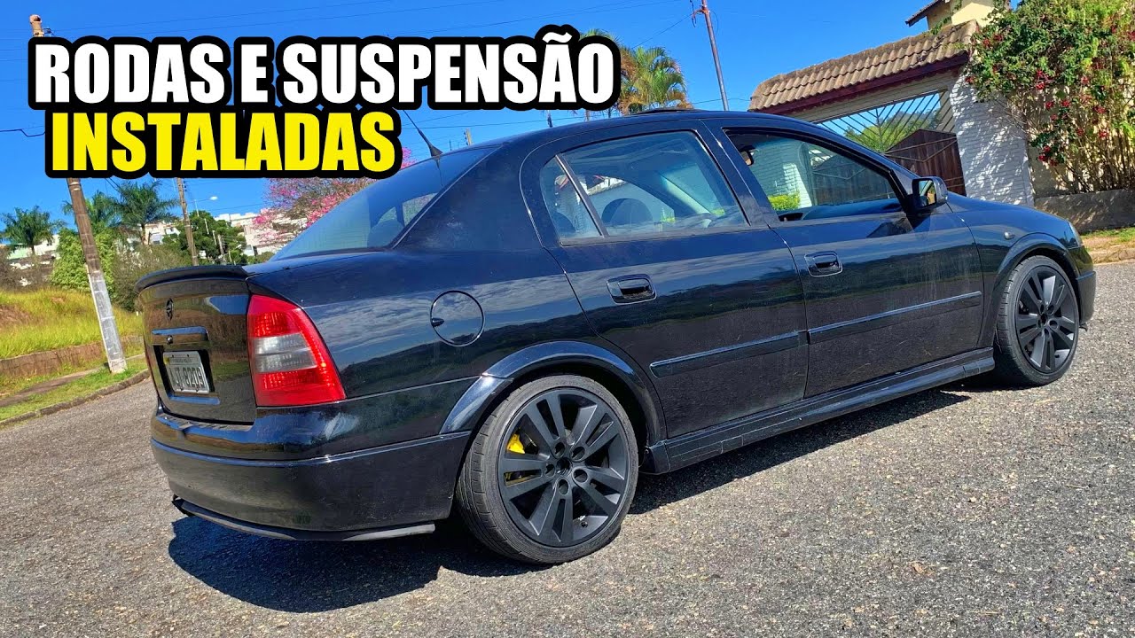 Chevrolet Astra - RODAS ARO 17, SUSPENSÃO E MOLAS ESPORTIVAS JJ - YouTube