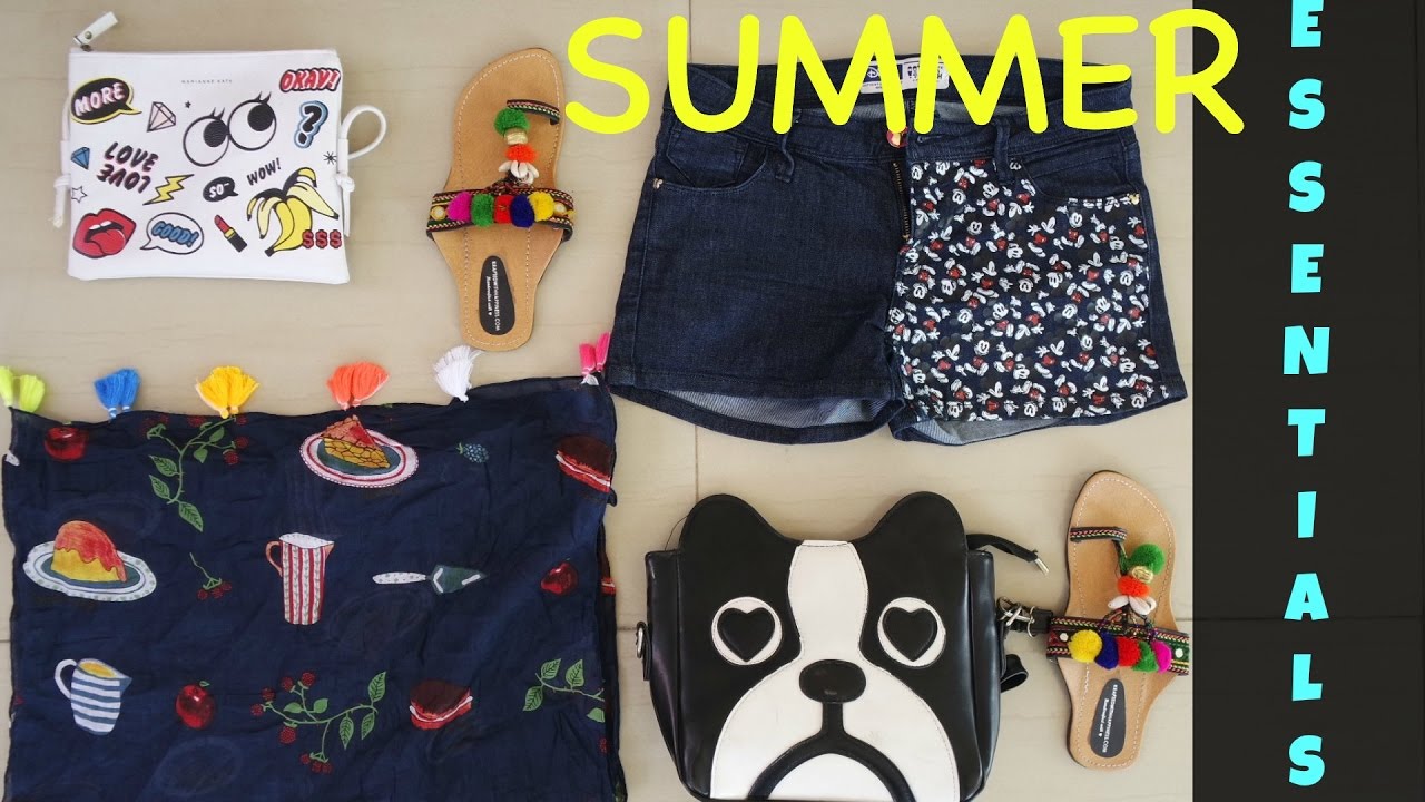 Summer Wardrobe Essentials 2017 | Clothing & Accessories Haul - YouTube