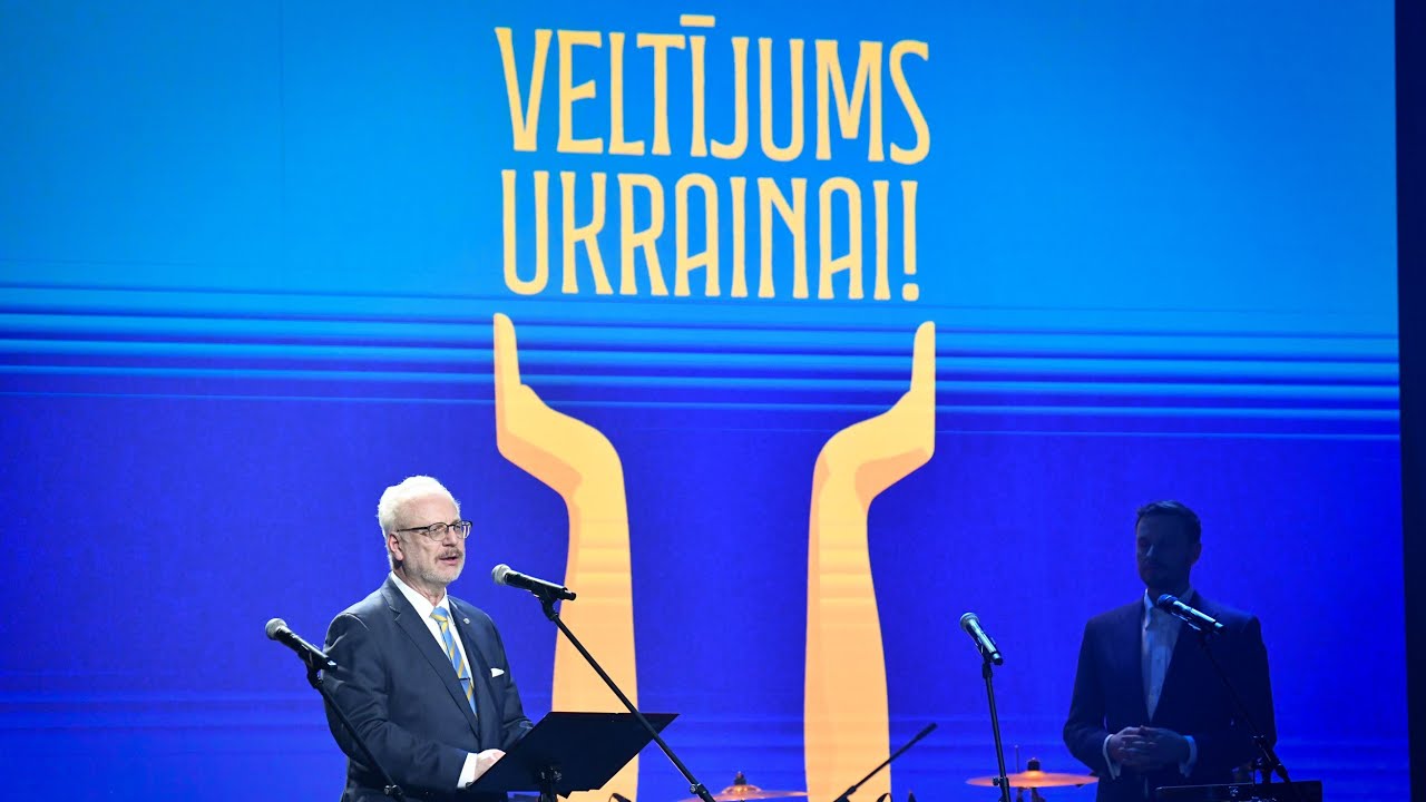 24.02.2023. Valsts prezidenta Egila Levita uzruna labdarības koncertā ...