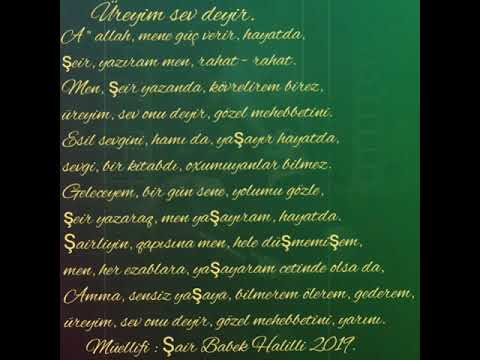 Babek Halilli Üreyim sev deyir 2019