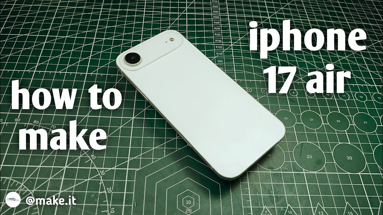 iPhone 17 Air Cardboard - YouTube