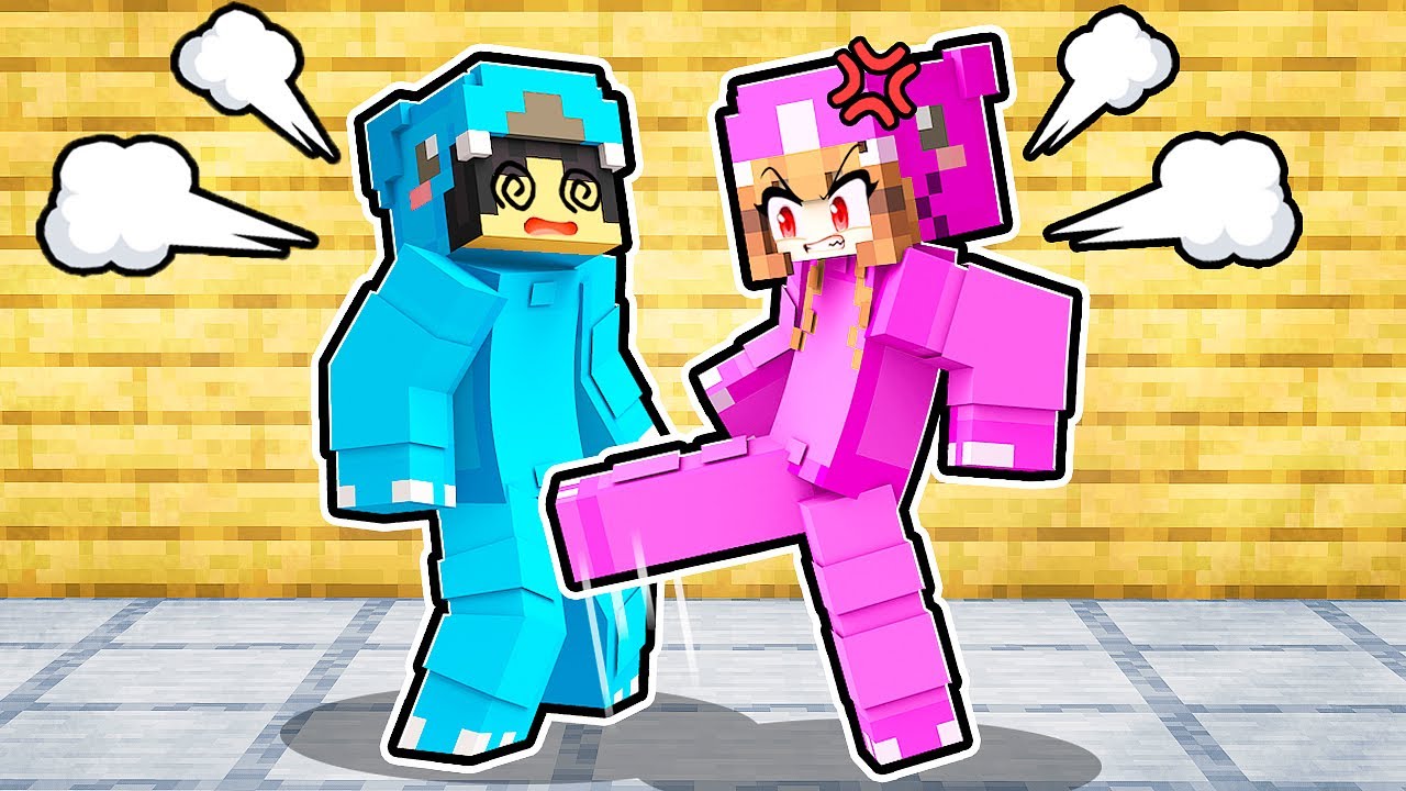 Girls Vs Boys House Build Battle Challenge in Minecraft! - YouTube