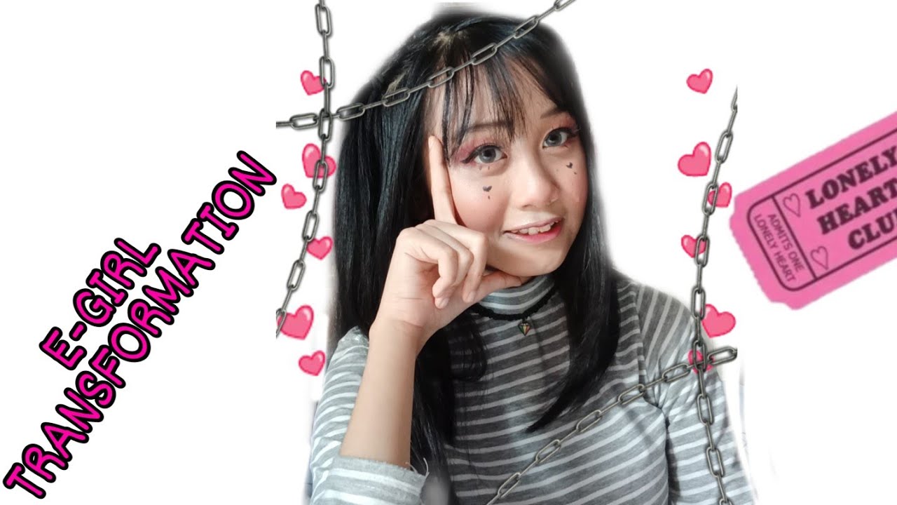MAKE UP TUTORIAL : E-Girl Transformation! - YouTube