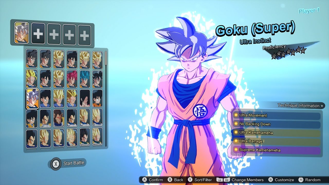 Dragon Ball Sparking! Zero - All 182 Characters and Transformations ...