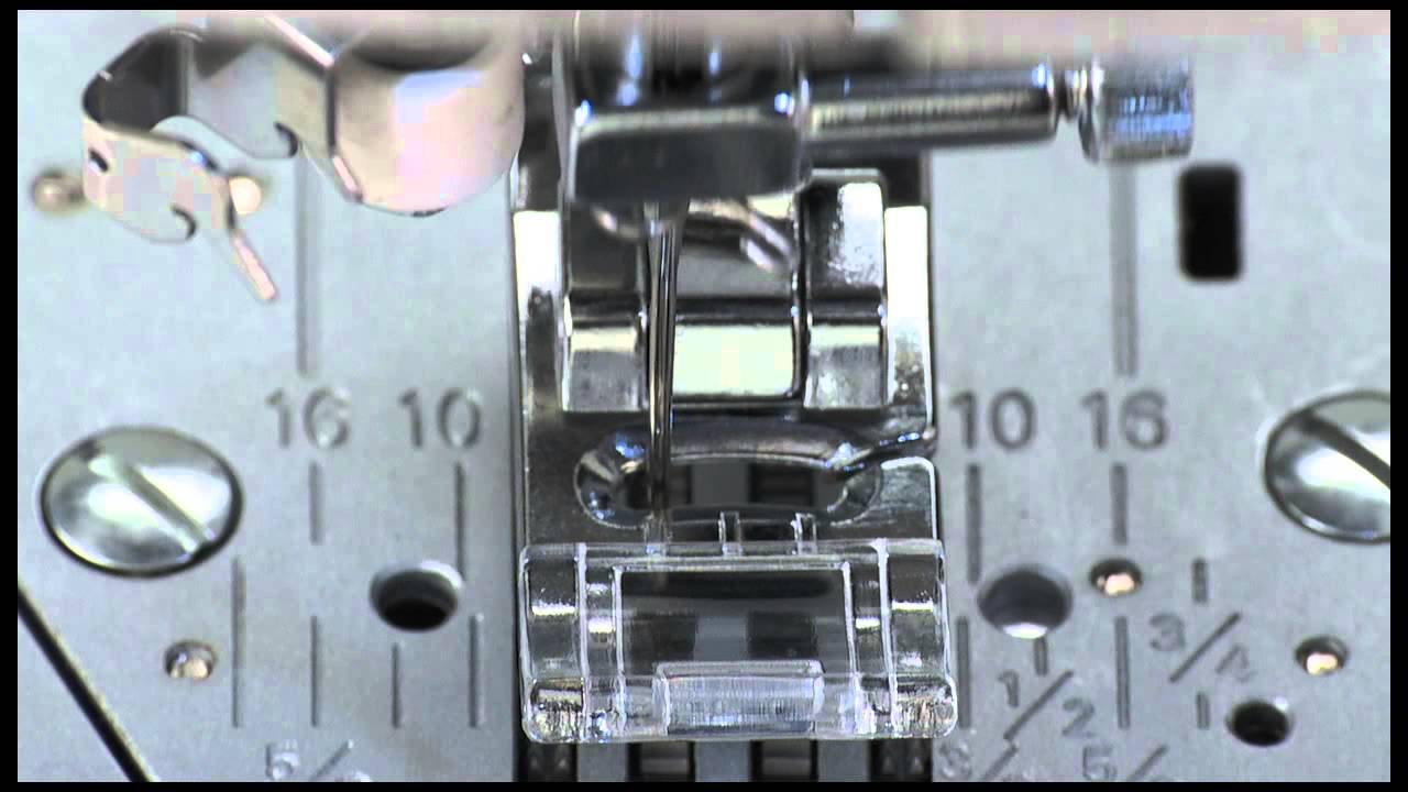 SINGER® All Purpose Clear Lock & Side Slit Presser Foot Tutorial - YouTube