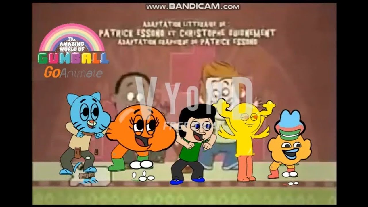 Gumball Darwin Nick Penny y Tobias bailan el intro de ''como hermanos ...