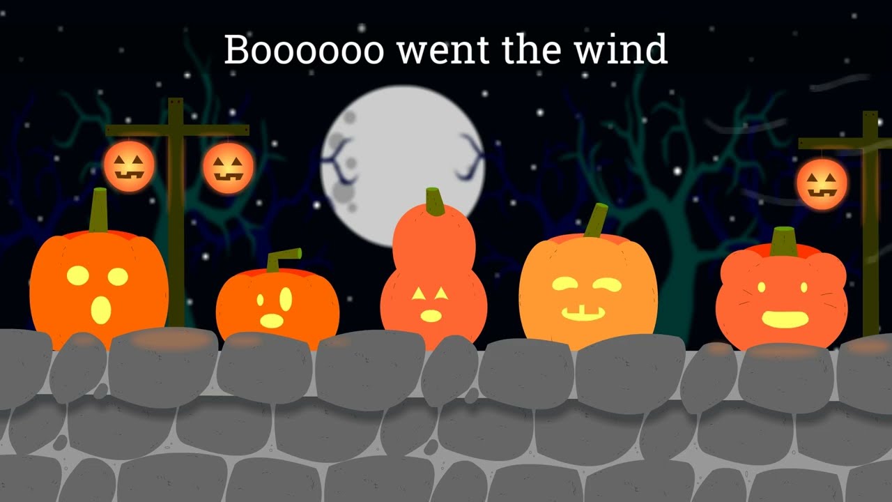5 little pumpkins - Halloween nursery rhymes - counting song for kids ...