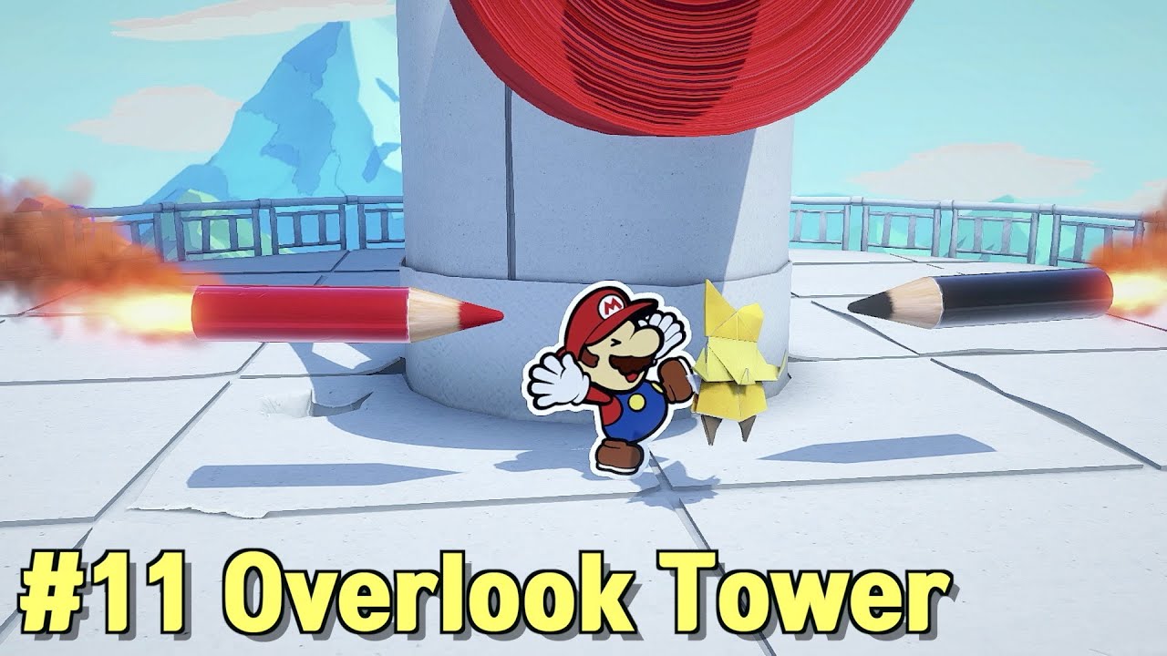 Paper Mario the Origami King: #11 Adventure the Overlook Tower and Boss ...