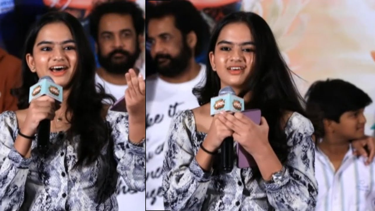 #90’s - A Middle Class Biopic Actress Vasanthika Cute Speech | Rohan ...