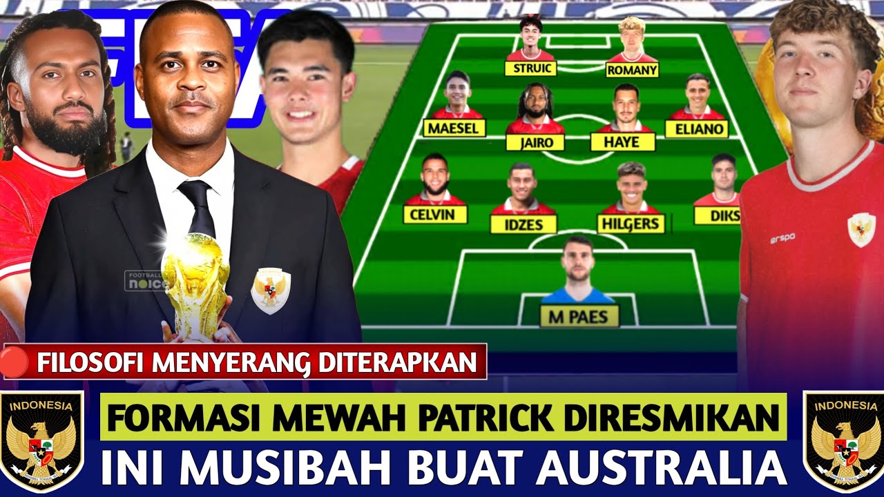 SEMUA DIBUAT TAKJUB MELIHAT INI. LINE UP TERMEWAH TIMNAS INDONESIA VS ...