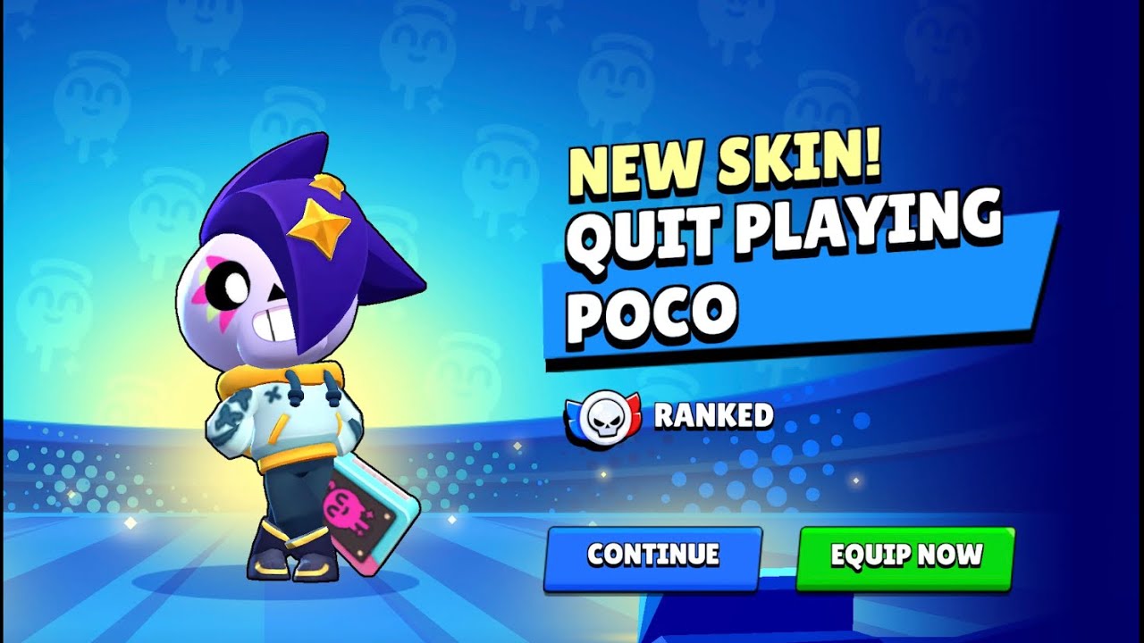 Getting Quit Playing Poco in brawl Stars - YouTube