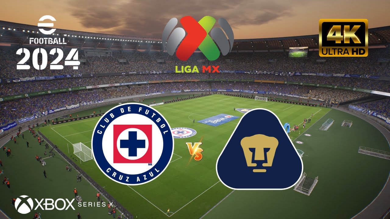 eFootball 2024 - Cruz Azul vs Pumas | Liga MX | NEXT GEN XBOX SERIES X ...