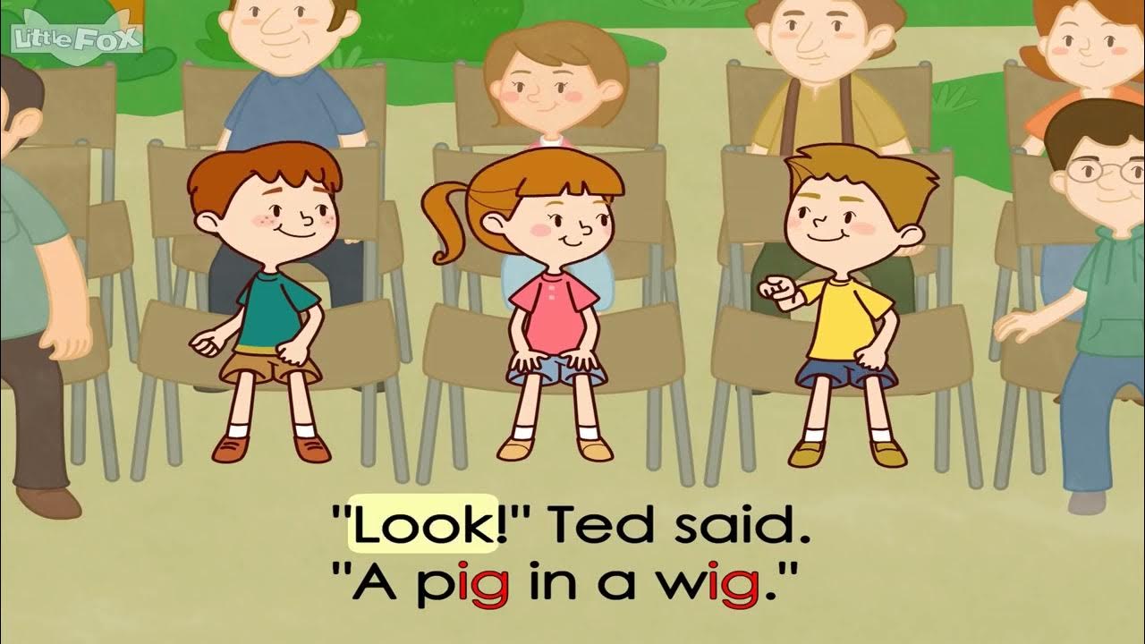 Word Families 13 Pig in a Wig Level 1 By Little Fox - YouTube
