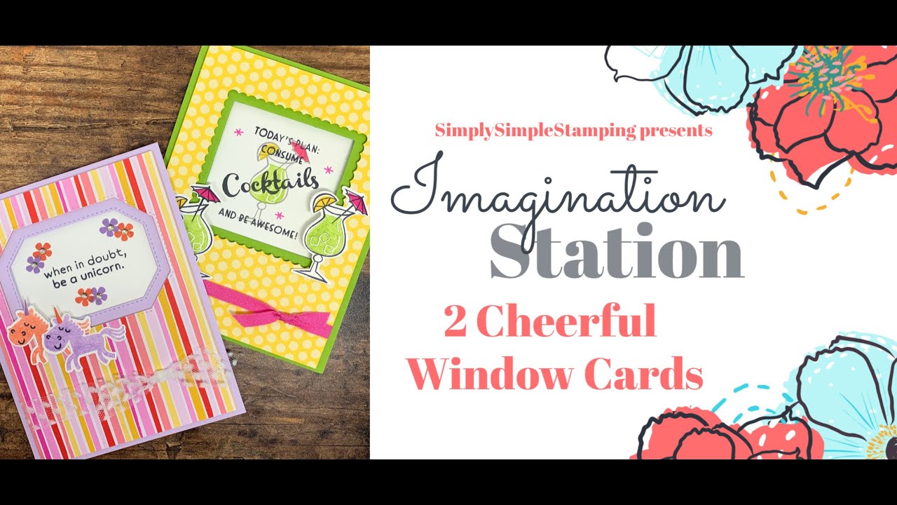 🔴 How to Make a Cheerful Window Card - YouTube