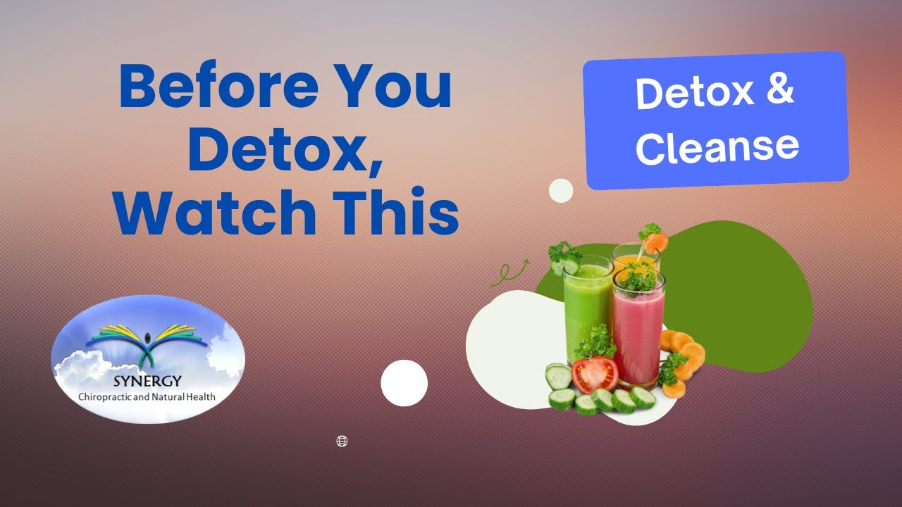 Detox & Cleanse - Before You Detox - YouTube