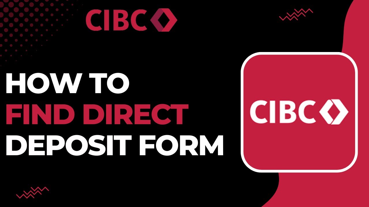 Direct Deposit Form Cibc