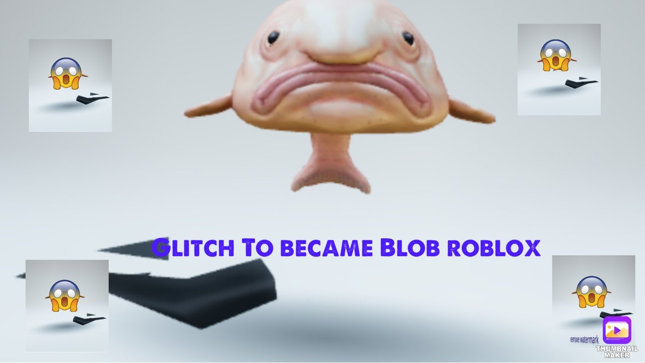 How to become a blob fish in roblox invisble body glitch - YouTube