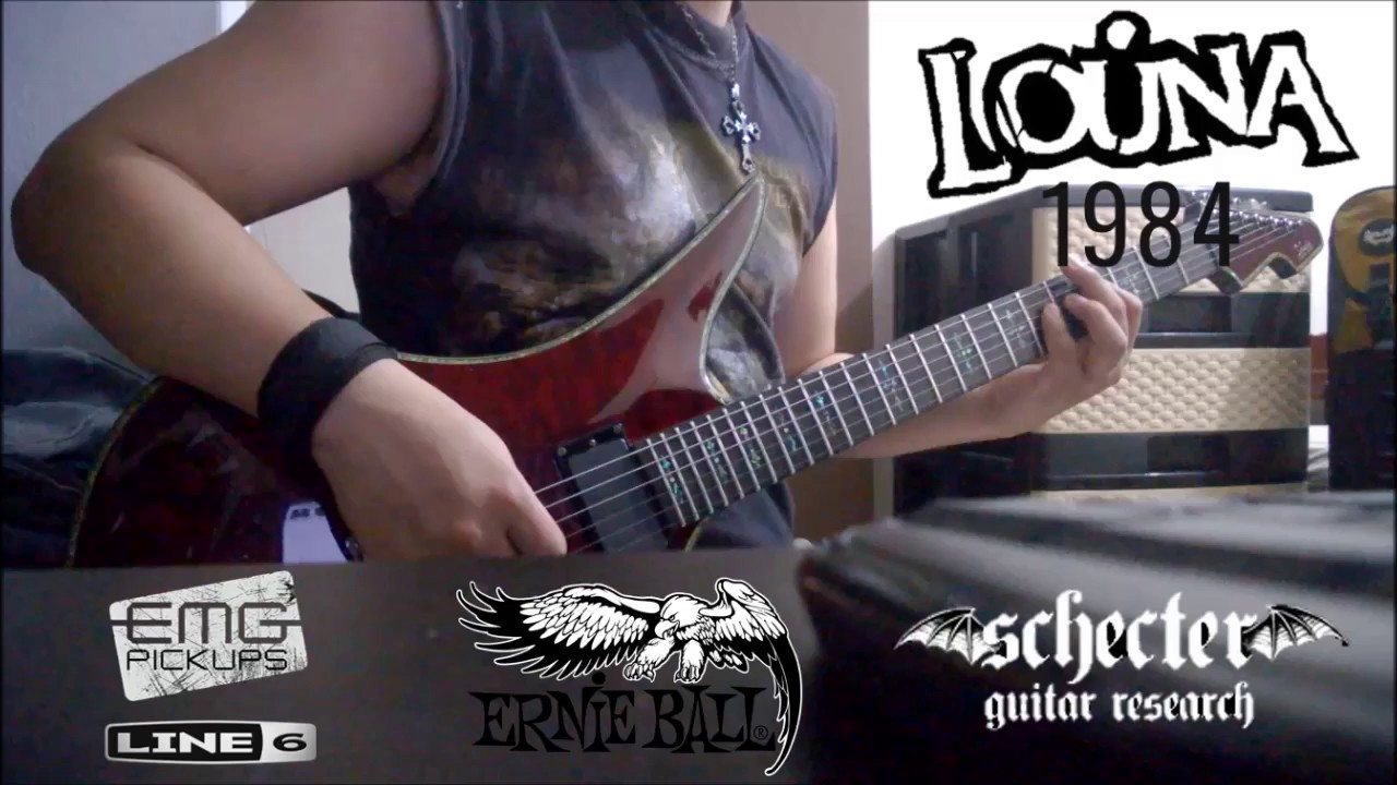 Louna - 1984 cover guitar - YouTube