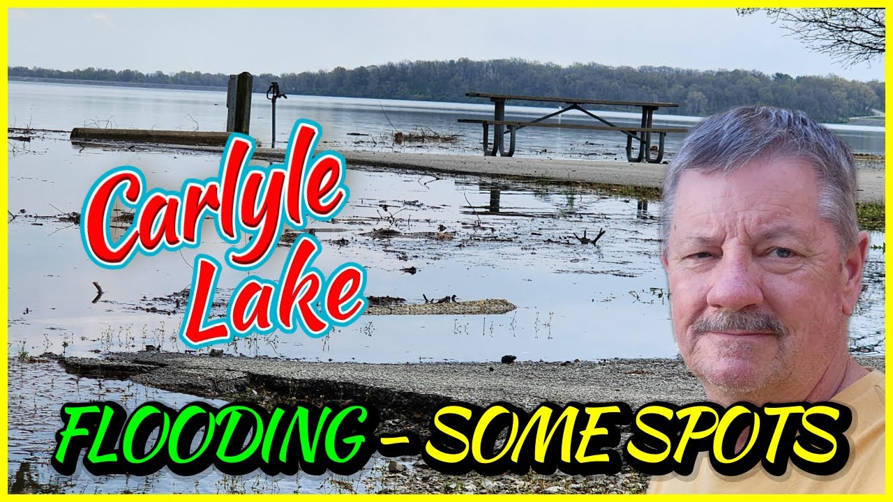 Carlyle Lake ( Dam West Campground ) Closing Spots - YouTube