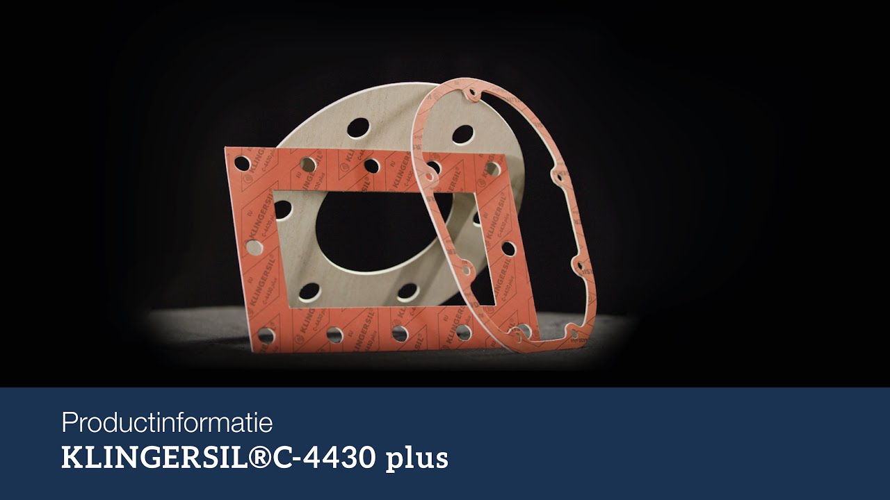 KLINGERSIL®C-4430 plus vezelafdichting | vezelpakking - YouTube