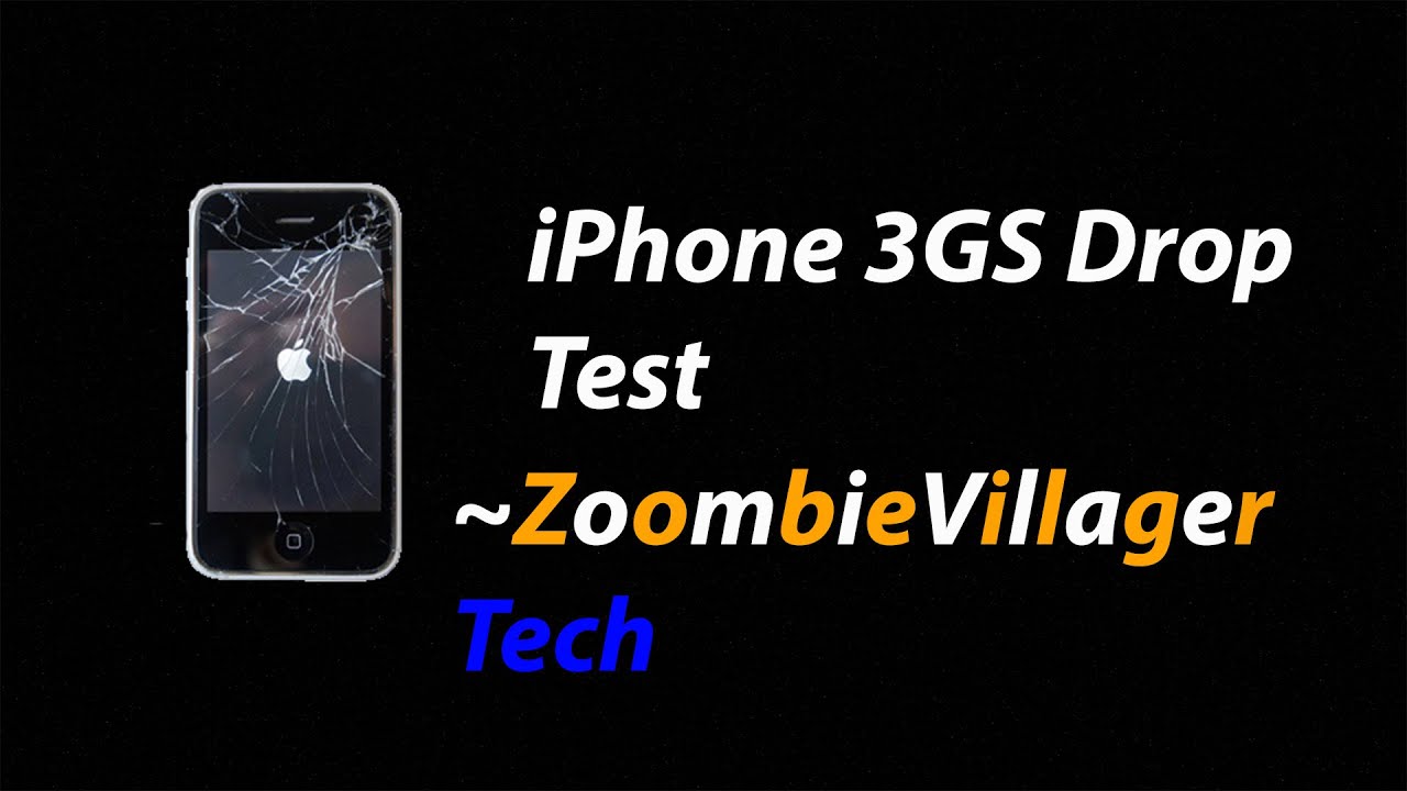 iPhone 3GS Drop Test - YouTube