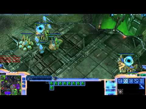 Starcraft 2 Build Practice - Warp Prism Dark Templar 1 of 2 - 4v4 ...