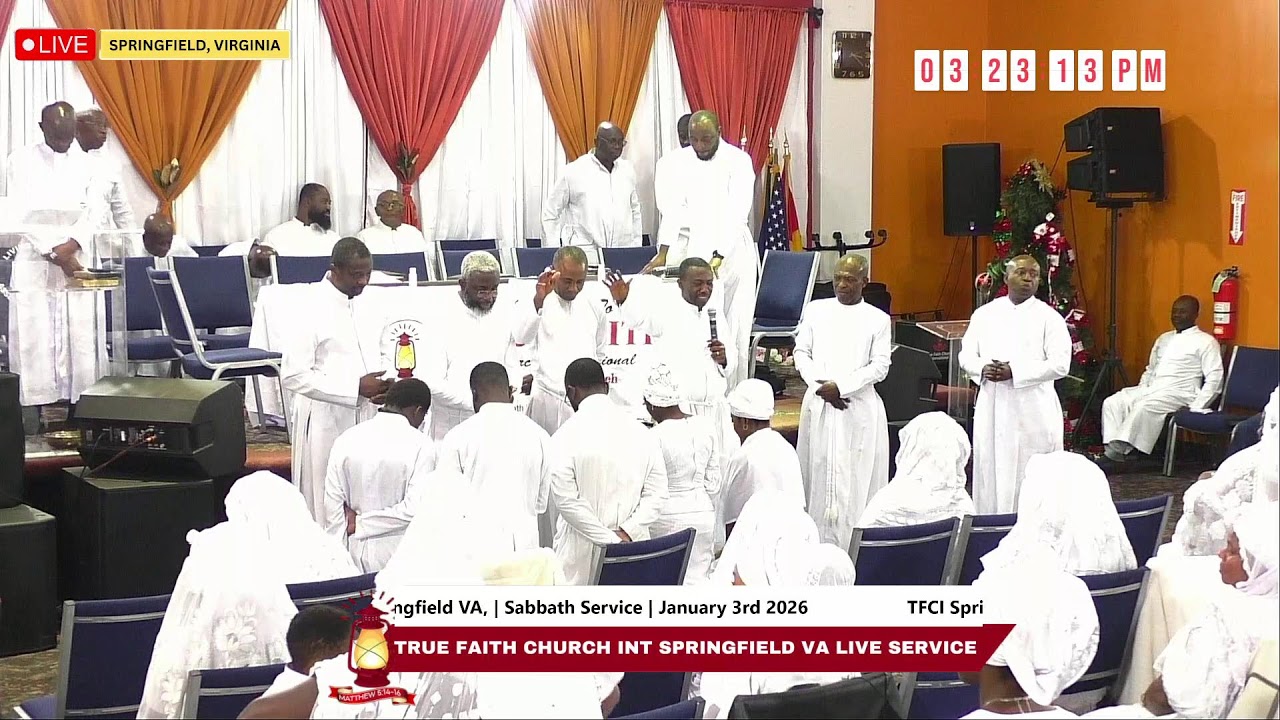 TRUE FAITH CHURCH INT. SPRINGFIELD, VIRGINIA- USA's Live broadcast ...