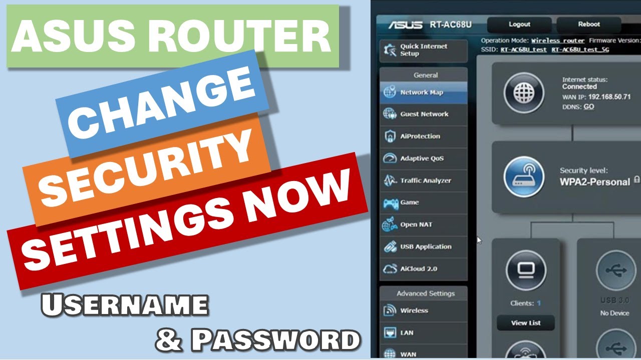 ASUS Router Security - Change These Two Security Settings Now - YouTube