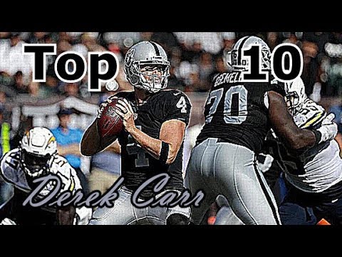 Derek Carr Top 10 Plays of Career - YouTube