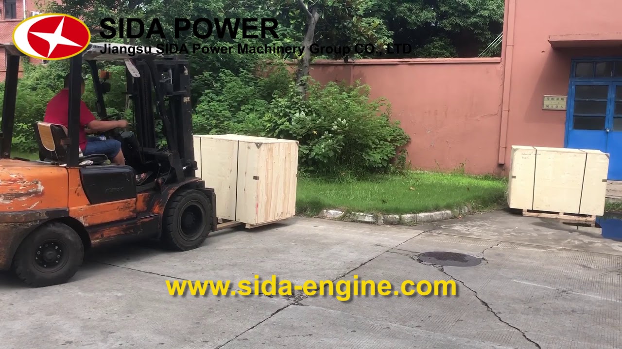 SIDA water pump engine export to Turkey - YouTube