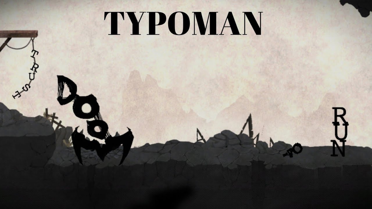 Typoman game play walkthrough no commentary - YouTube