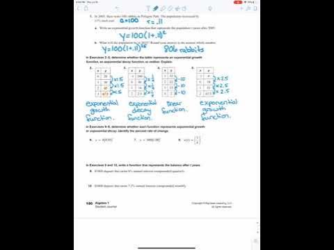Big Ideas Algebra 1 Chapter 6 Section 4 - YouTube