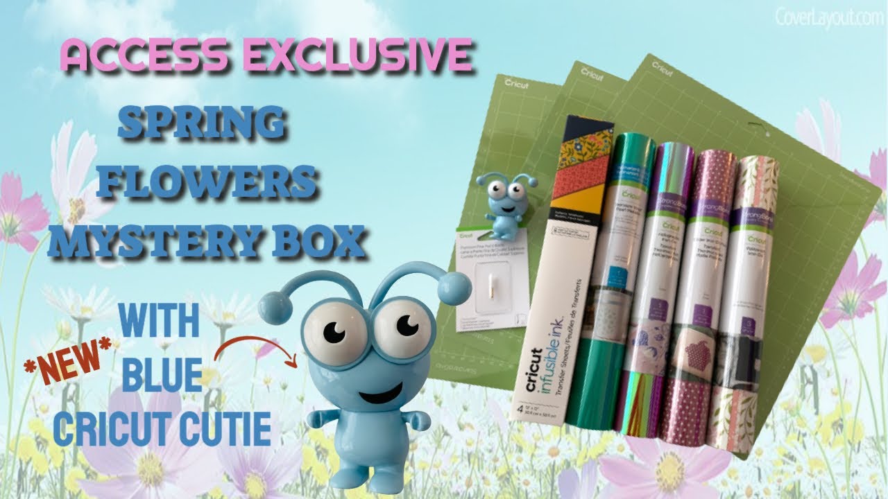 SPRING FLOWERS MYSTERY BOX with NEW CRICUT CUTIE - YouTube