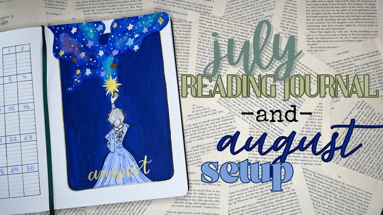 BACK TO JOURNALING!! | july reading journal flip through and august ...