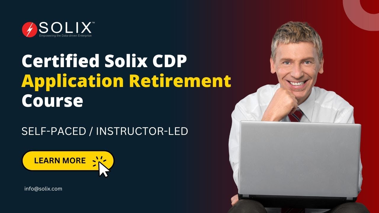 Certified Solix CDP Application Retirement Course - YouTube