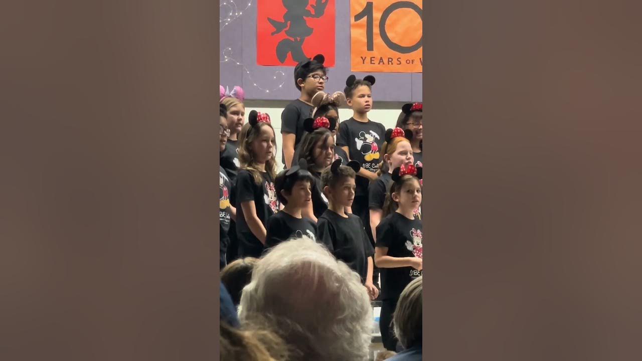 Elena Disney Choir Concert 2023 - 4th Grade - YouTube