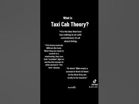 What is "Taxi Cab Theory?" - YouTube