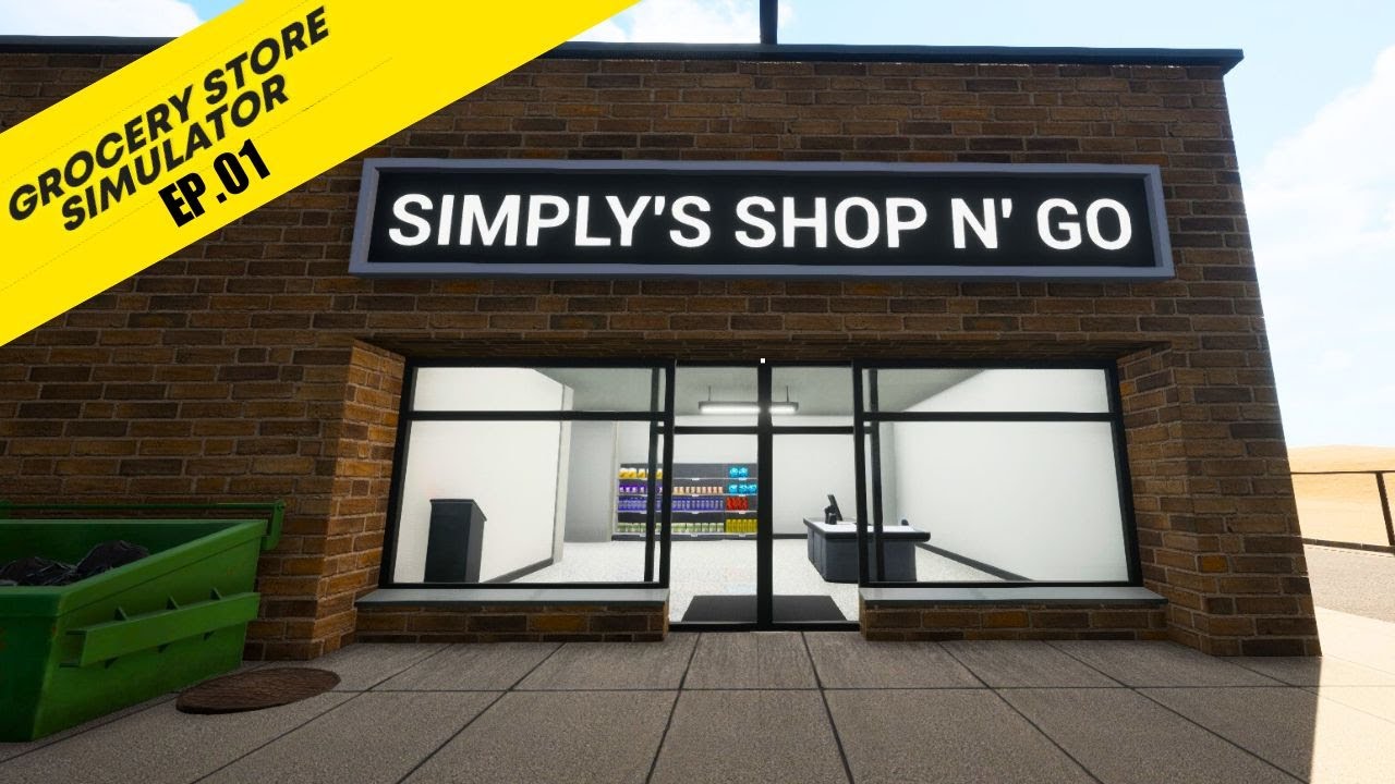 Running our Grocery Store! 🛒 | Grocery Store Simulator Ep.O1 - YouTube