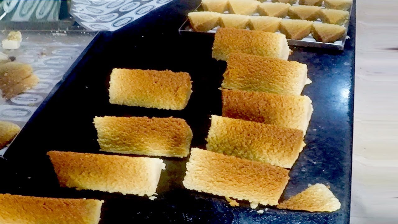 Kalakand Sweet Making in india - Milk Sweets Recipe | Traditional Food ...